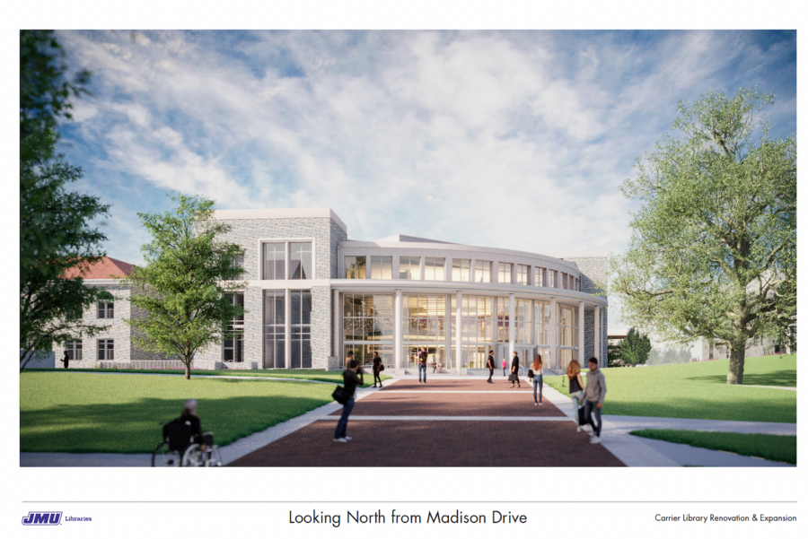 Renderings of the Future Carrier Library - JMU Libraries