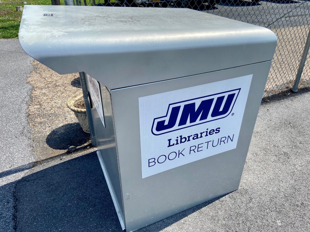 New Book Drop Location - JMU Libraries