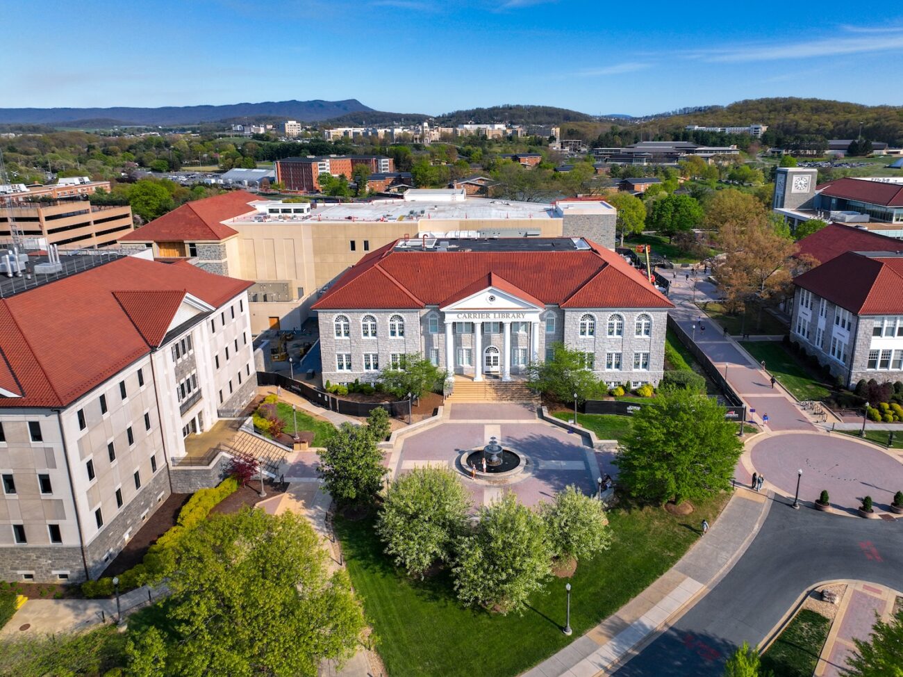 Photos of Carrier Library Construction Progress - JMU Libraries