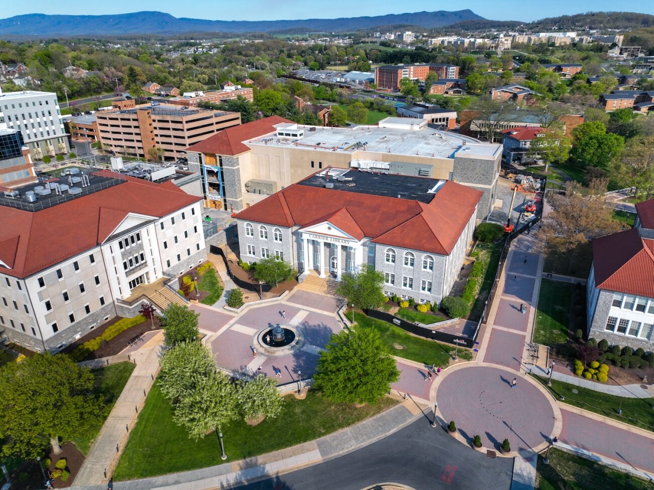 Photos of Carrier Library Construction Progress - JMU Libraries